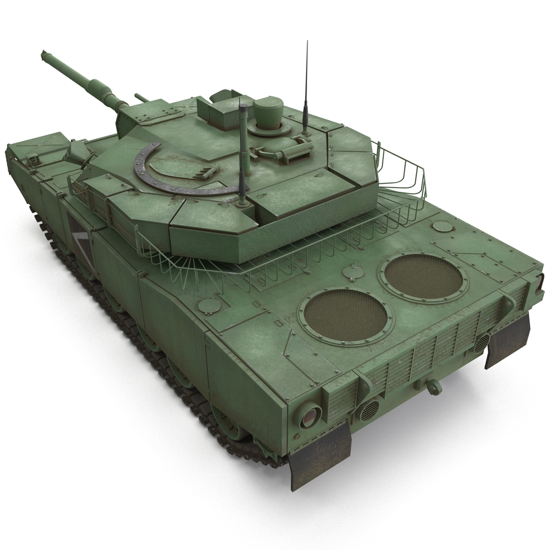south korean main battle tank 3d c4d