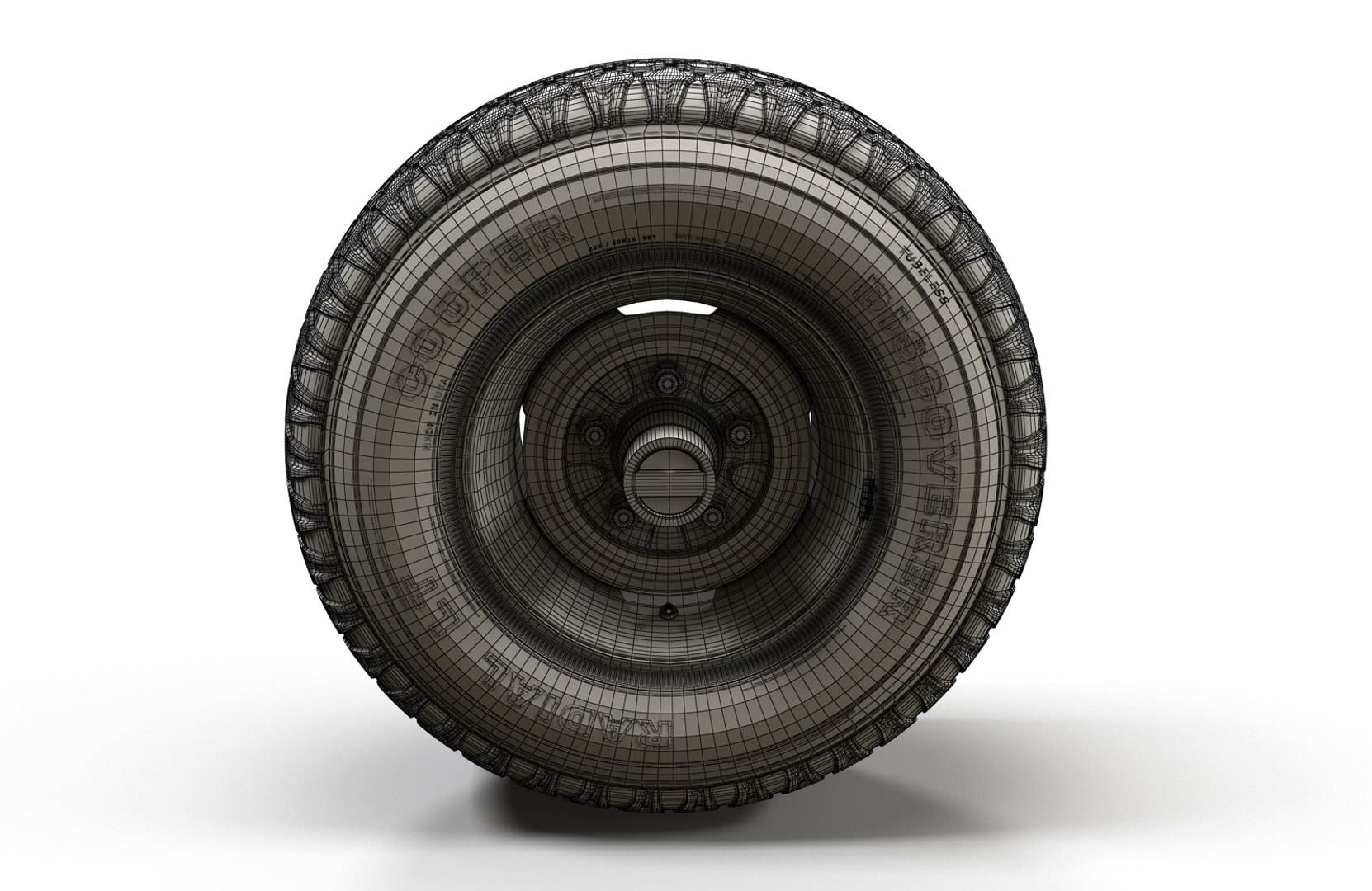 Wheel Rim Tire 3D Model - TurboSquid 1579179