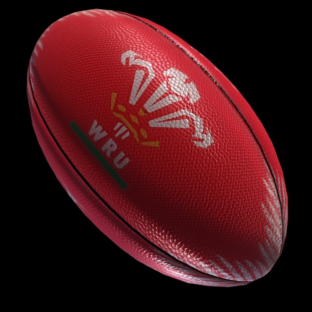 Rugby Ball Welsh 3D - TurboSquid 1198024