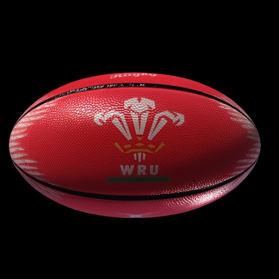 Rugby Ball Welsh 3D - TurboSquid 1198024