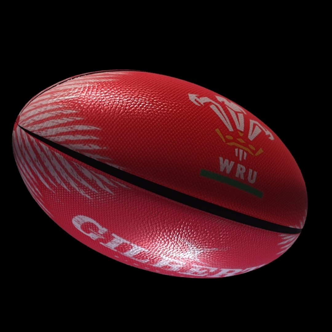 Rugby Ball Welsh 3D - TurboSquid 1198024
