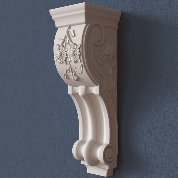 3d model corbel decorative