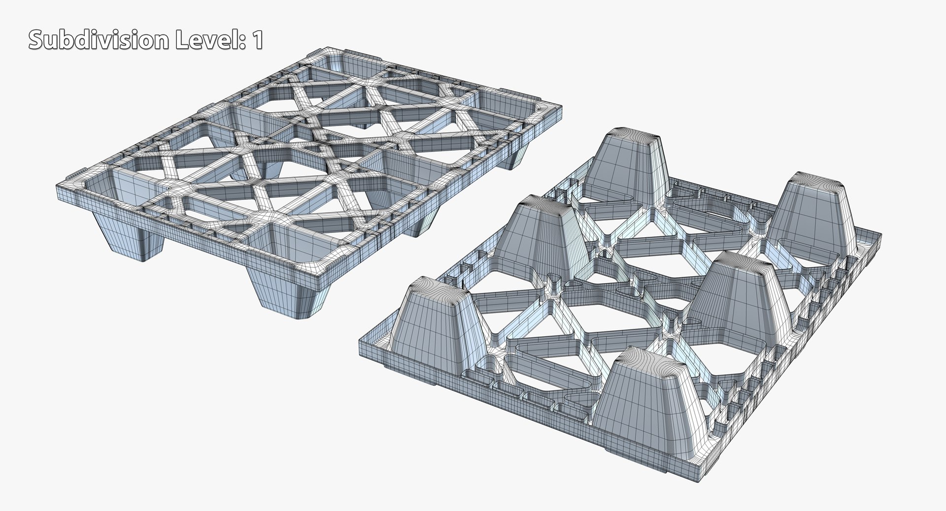 Plastic Pallet 3d Max