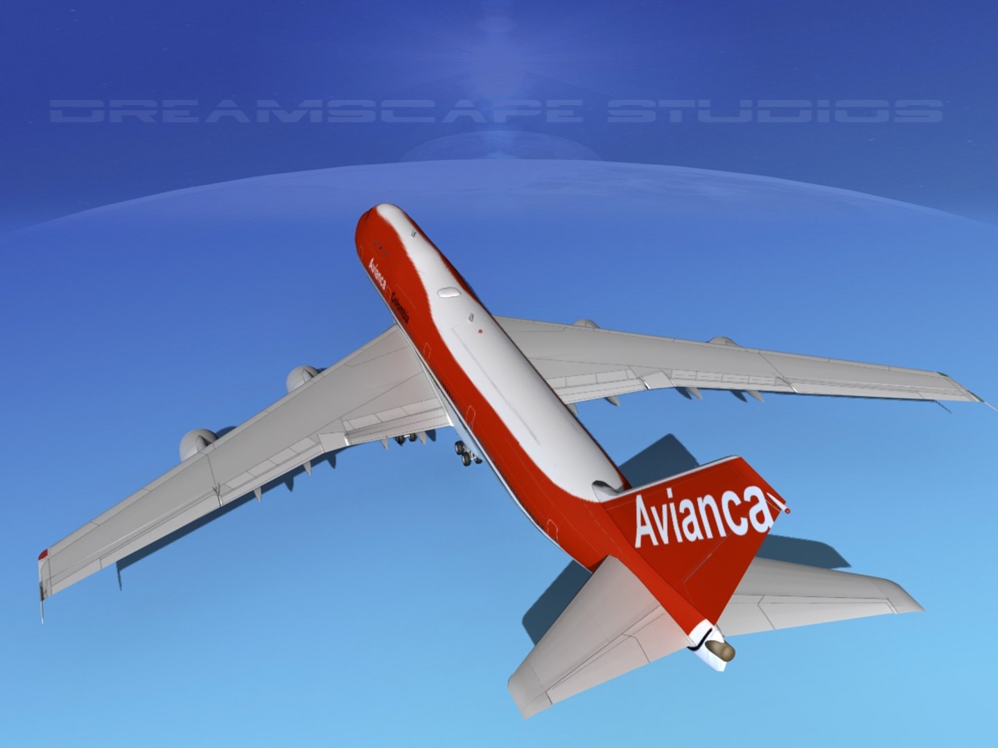 747-100 boeing 747 3d model