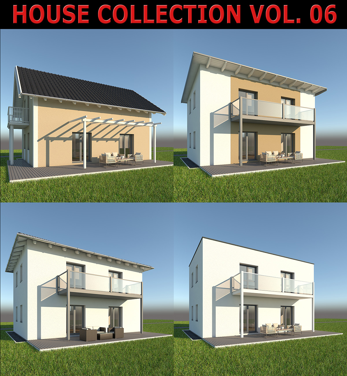 family house 3d max