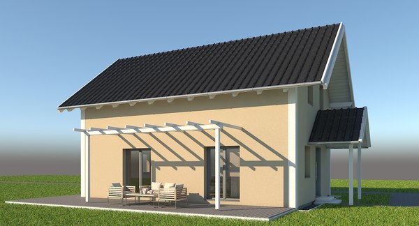 family house 3d max