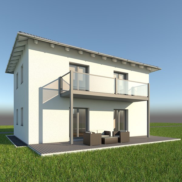 family house 3d max