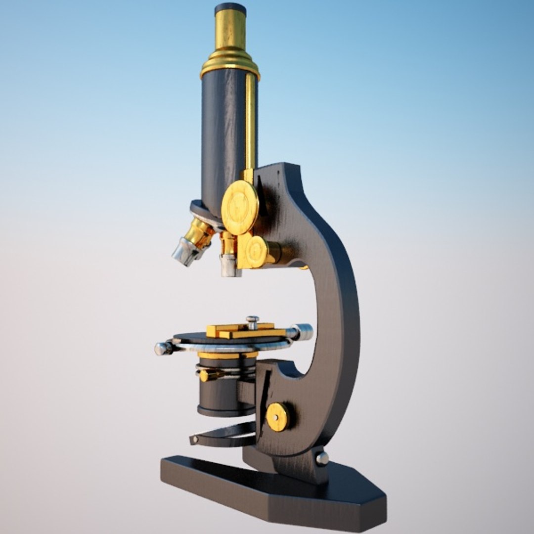 Microscope Light 3d Model