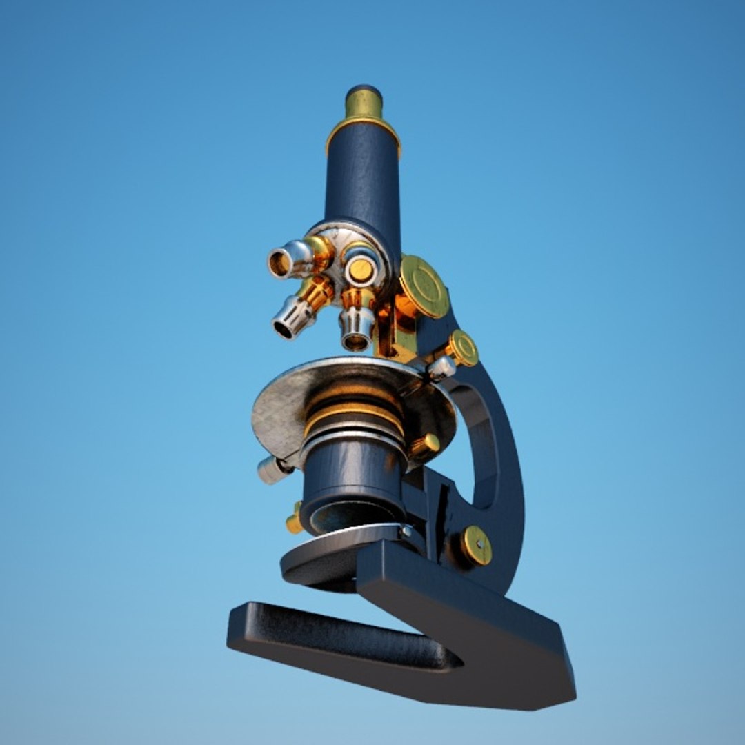 Microscope Light 3d Model