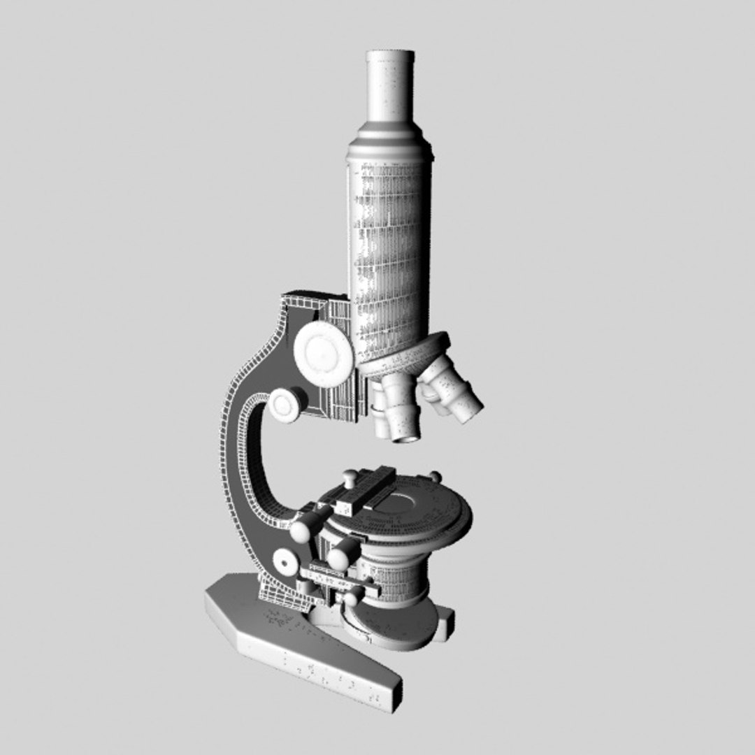 Microscope Light 3d Model