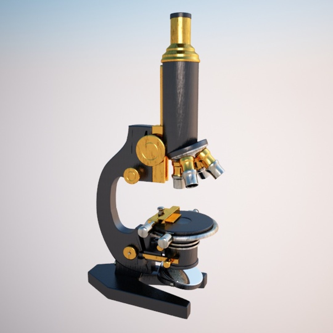 Microscope Light 3d Model