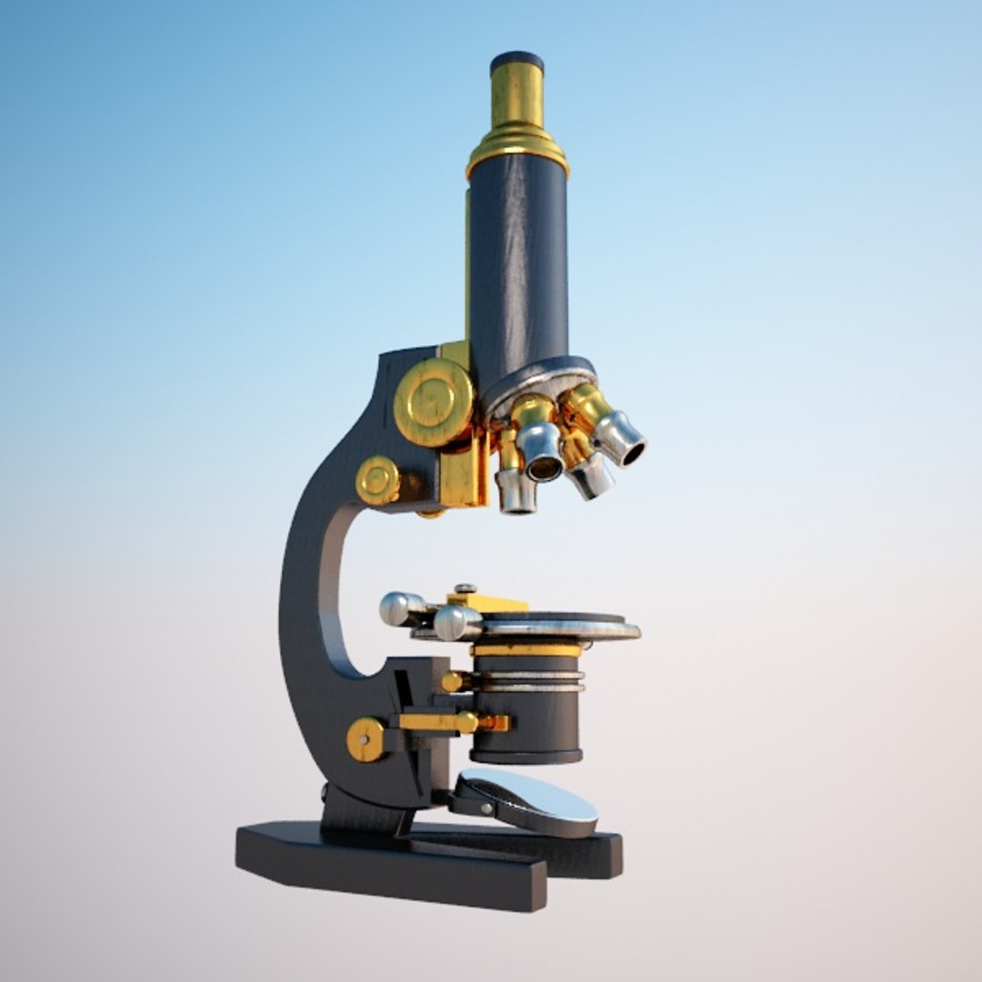 Microscope Light 3d Model