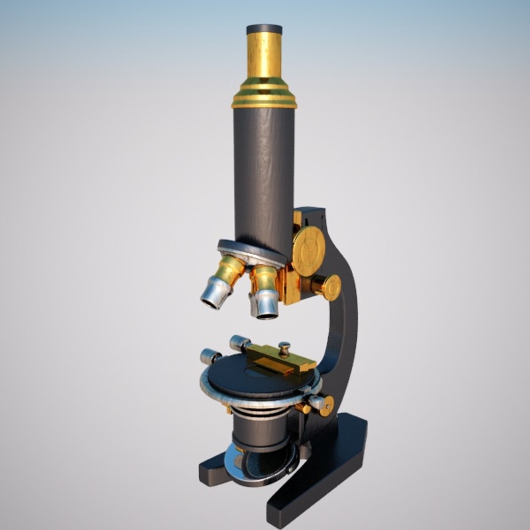Microscope Light 3d Model