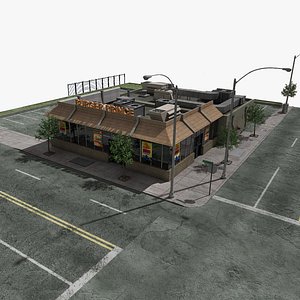 Fast Food Restaurant 3D Models for Download | TurboSquid