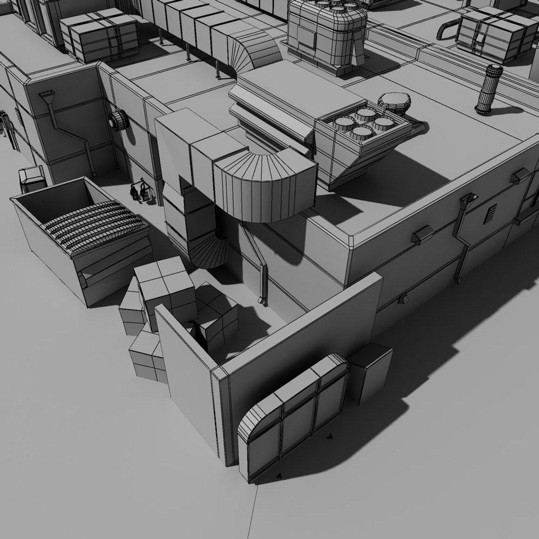 3d Model Fastfood Restaurant