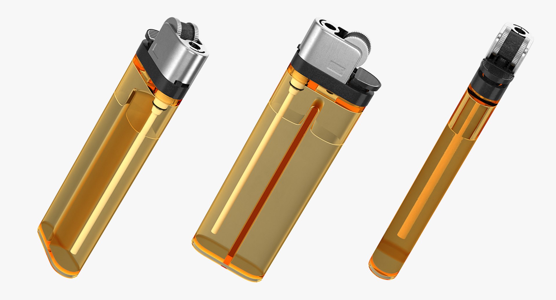 Lighters 2 3D Model - TurboSquid 1374674