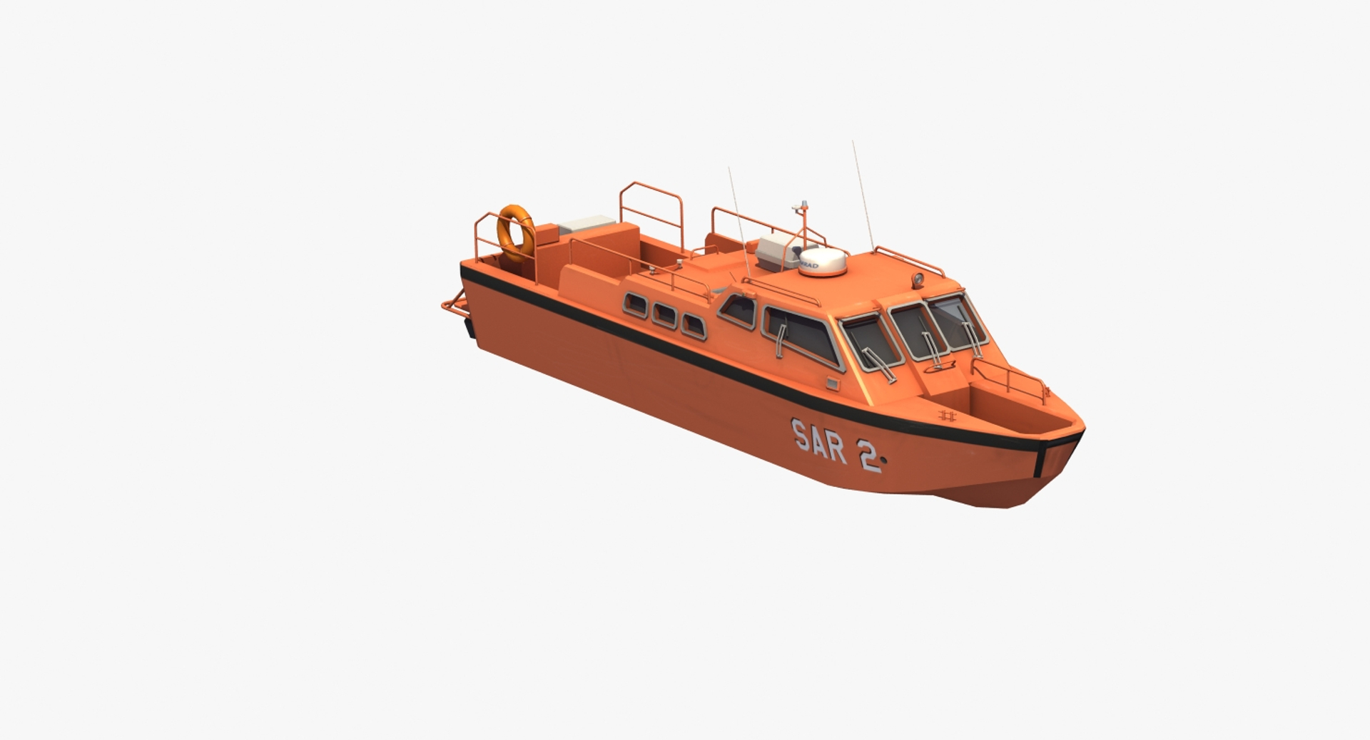 3D Model Inshore Rescue Boat - TurboSquid 1489953