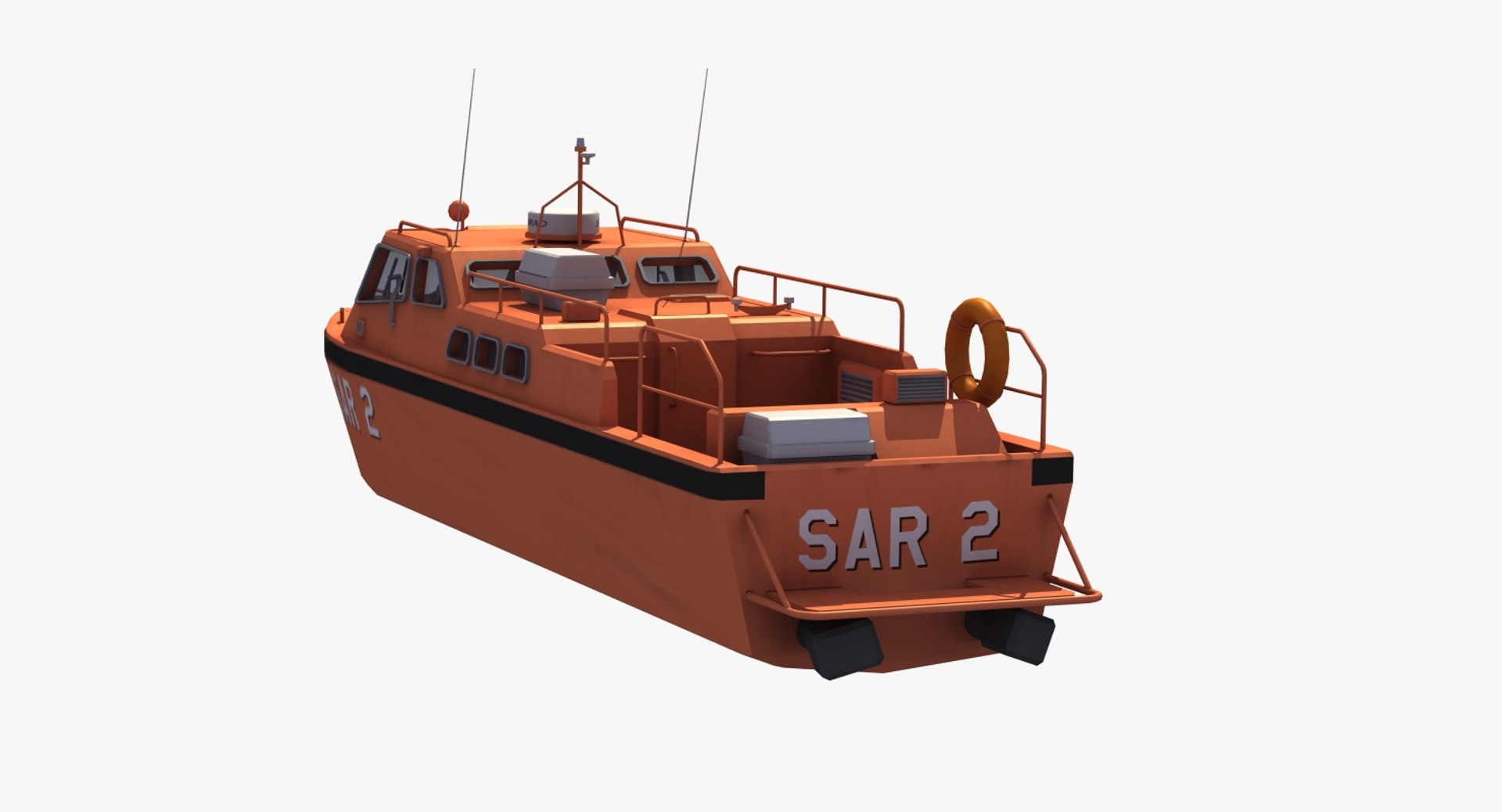 3D model inshore rescue boat - TurboSquid 1489953