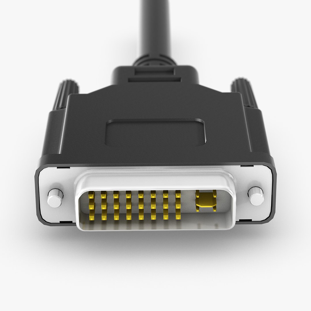 Dvi Plug Electronic 3D - TurboSquid 1277692