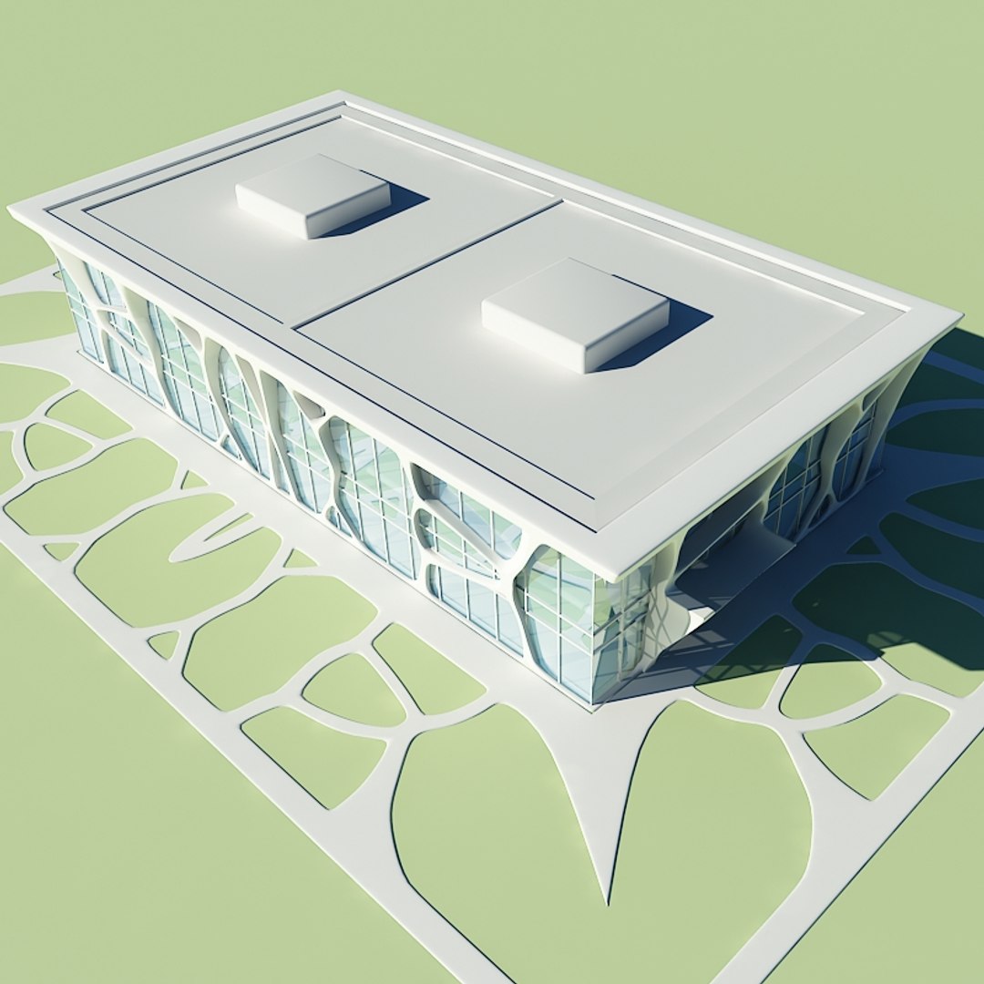 3d Modern Architectural Model