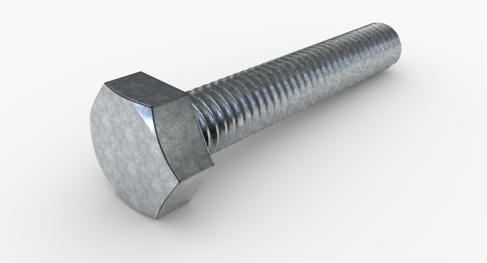 3D Model Hex Bolt M6x35 - TurboSquid 1393295