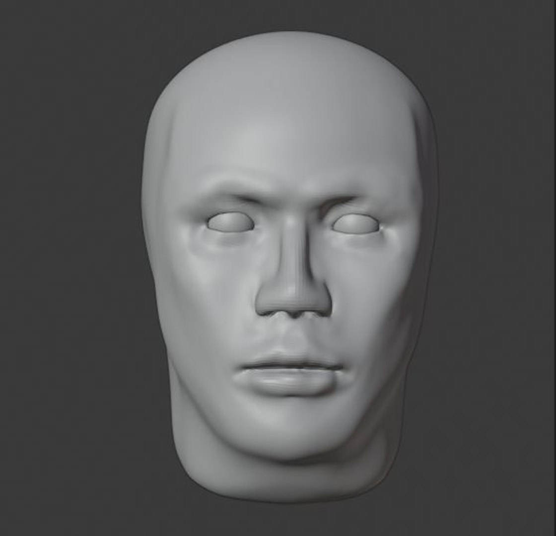 3D Head Man Starter Model - TurboSquid 1575541