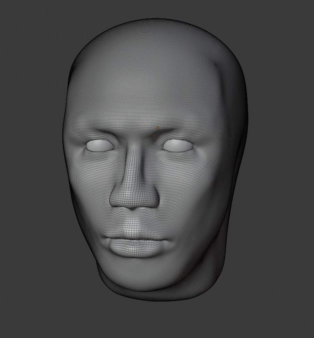 3D Head Man Starter Model - TurboSquid 1575541