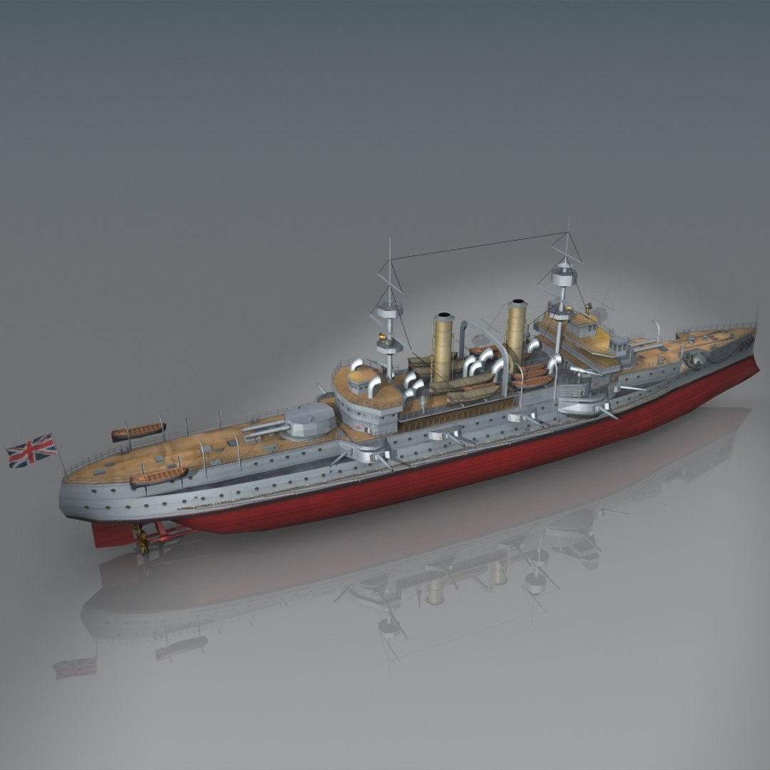 3d Hms Triumph Dreadnought Battleship