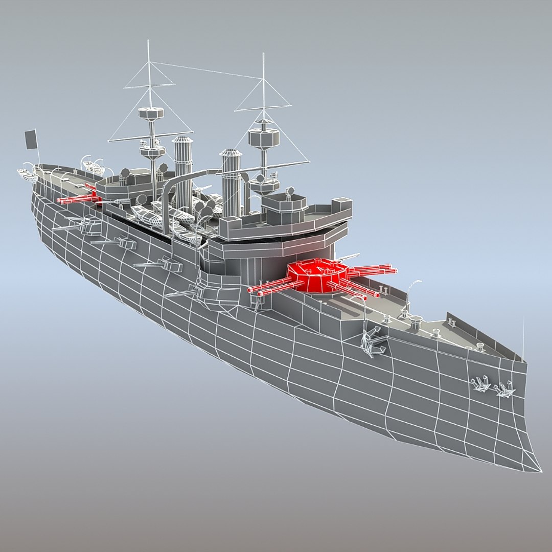 3d Hms Triumph Dreadnought Battleship