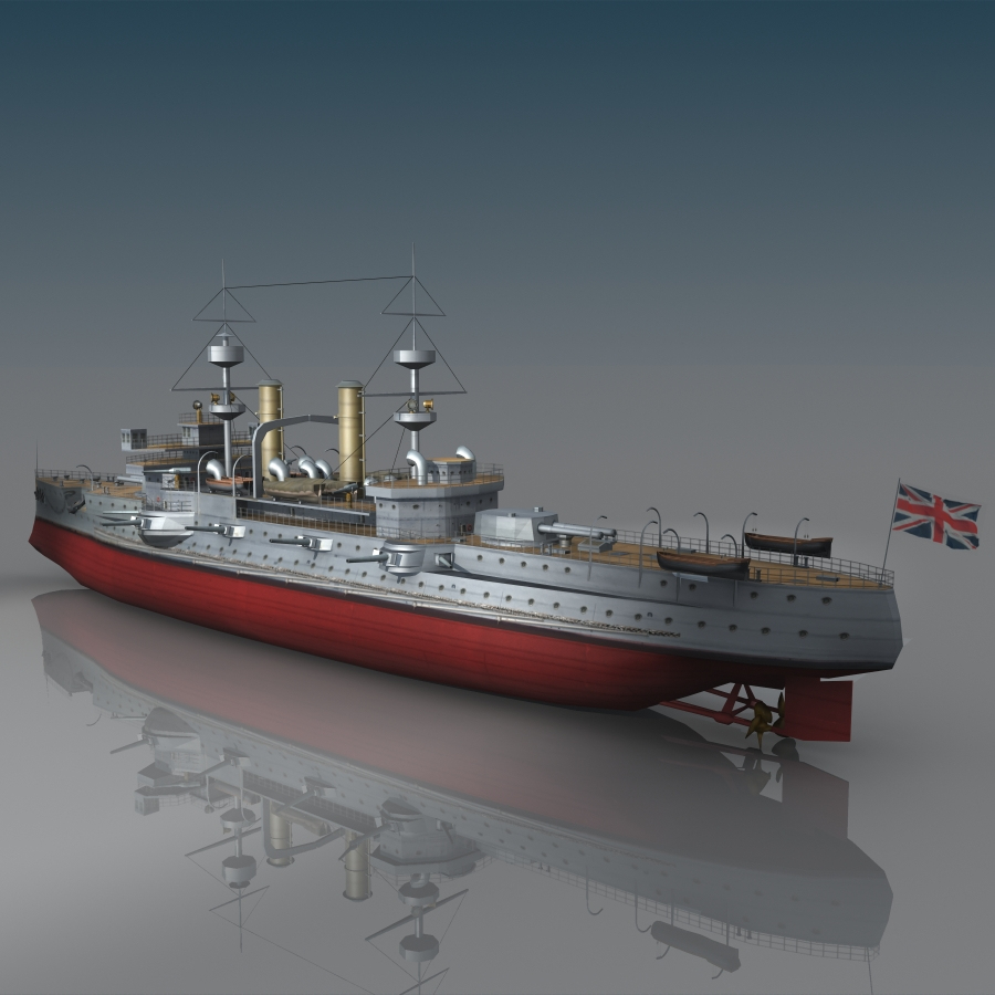 3d hms triumph dreadnought battleship