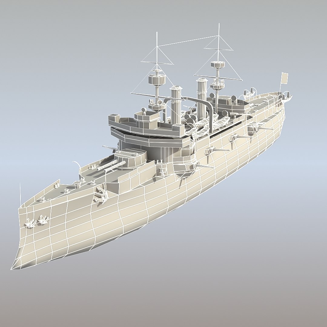 3d Hms Triumph Dreadnought Battleship