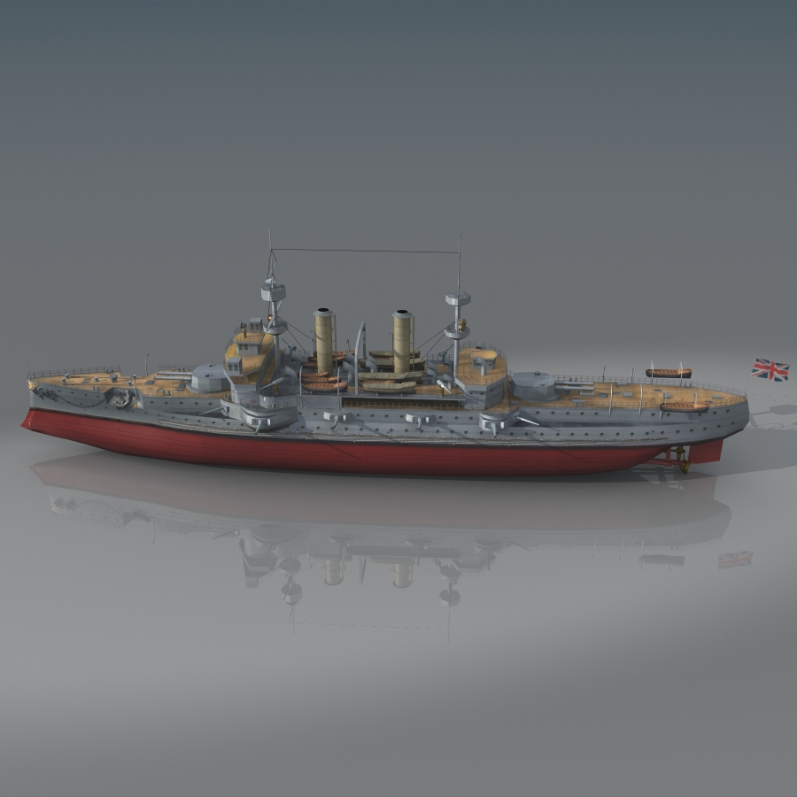 3d hms triumph dreadnought battleship