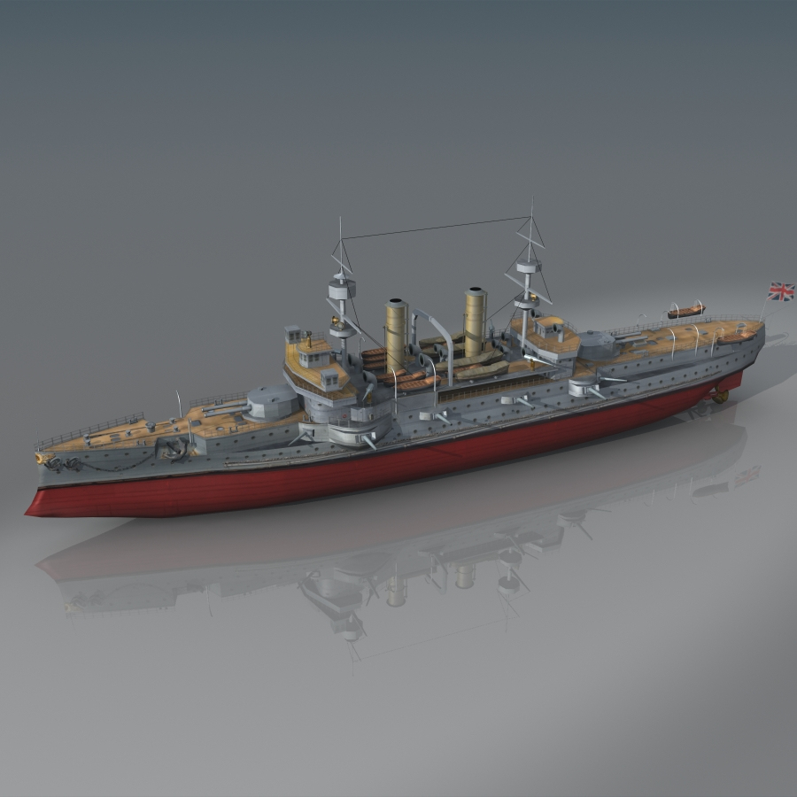 3d hms triumph dreadnought battleship