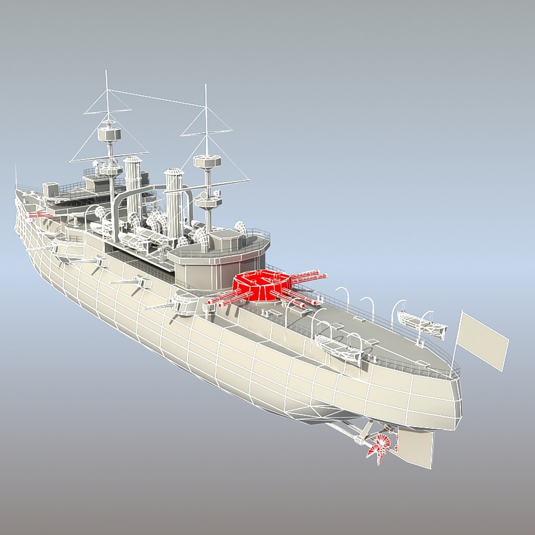 3d Hms Triumph Dreadnought Battleship