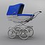 Kensington Classic Baby Pram 3d Model