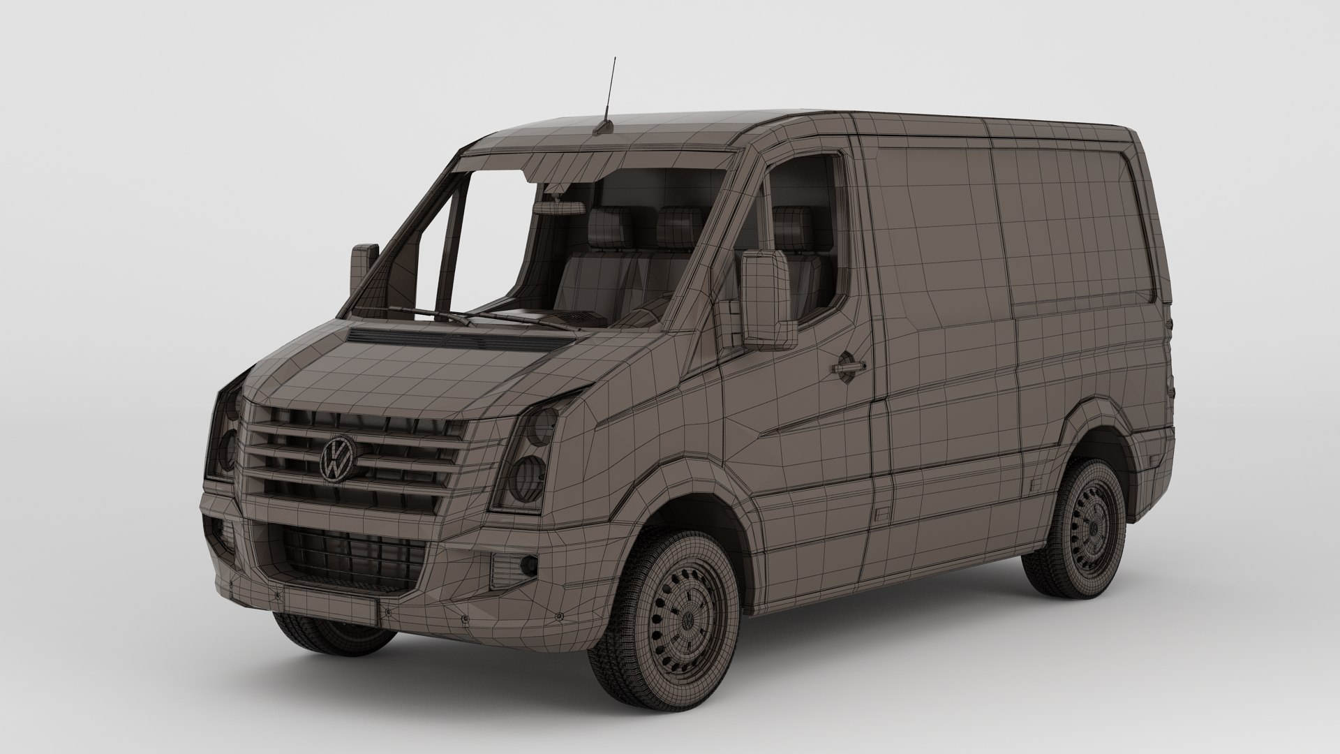 3d Model Volkswagen Crafter
