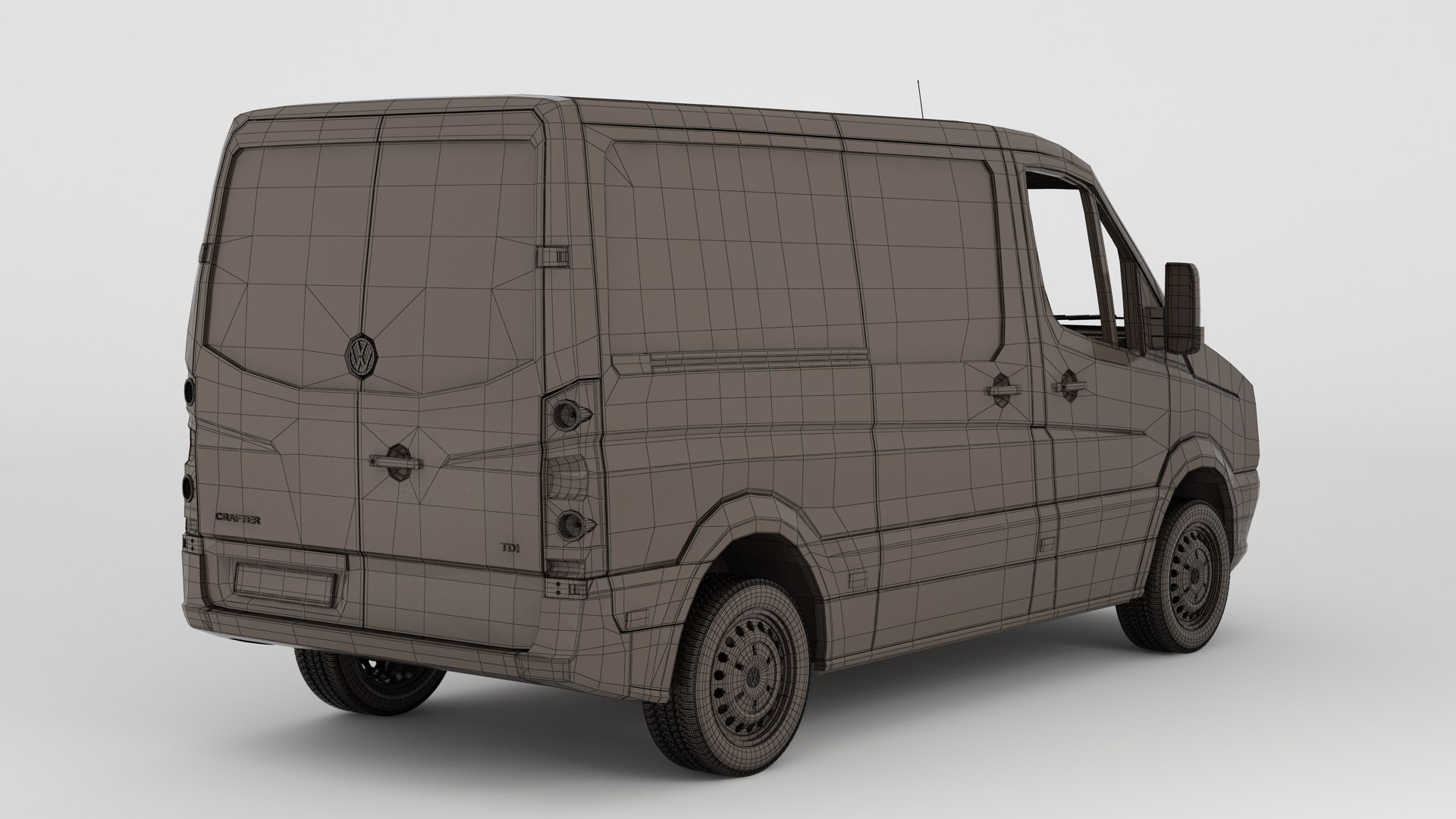 3d Model Volkswagen Crafter