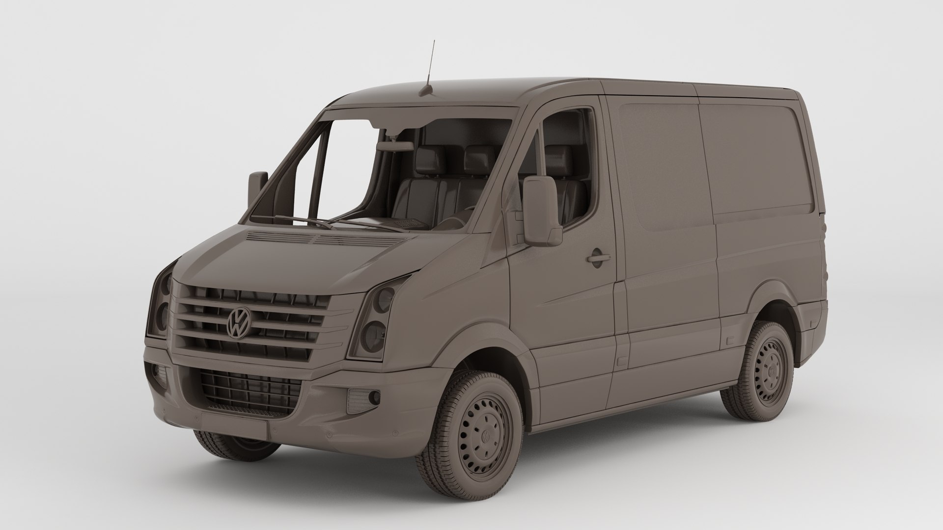 3d Model Volkswagen Crafter