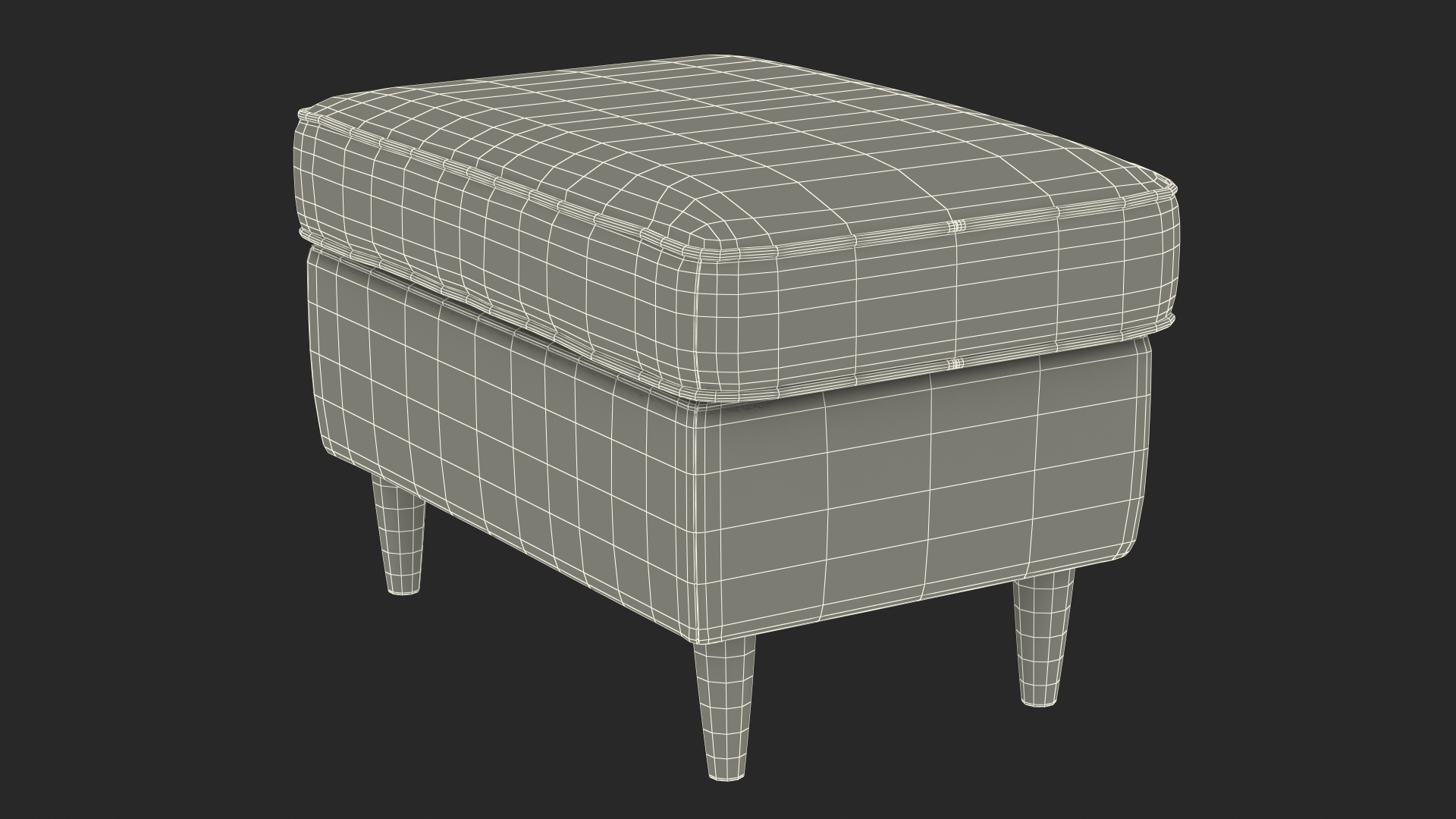 3D Yellow Cloth Puff - TurboSquid 1583801