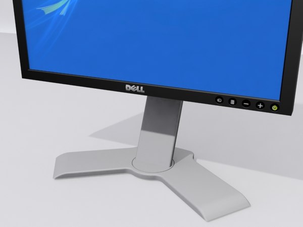 3d model dell computer monitor