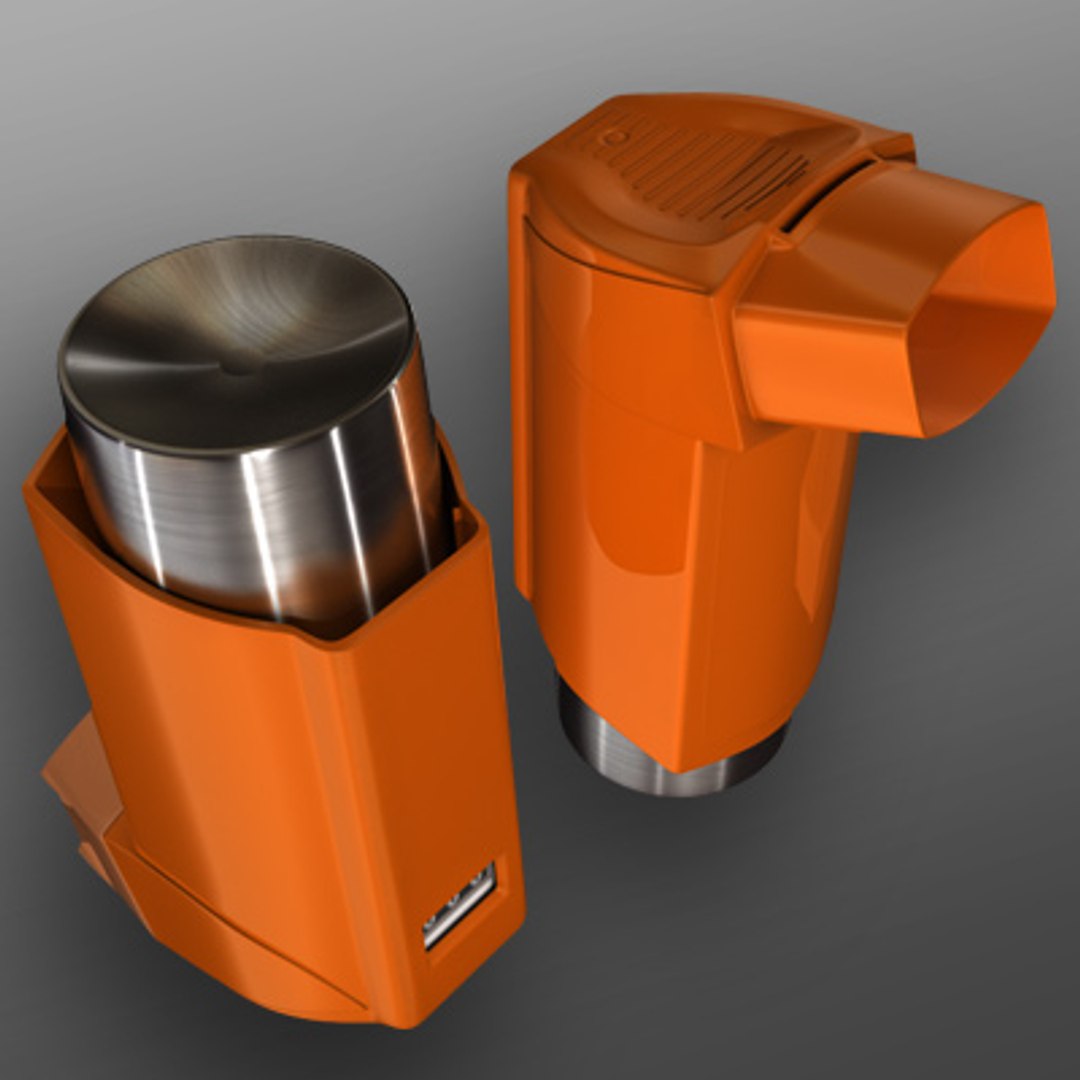 3D Asthma Inhaler - TurboSquid 549515