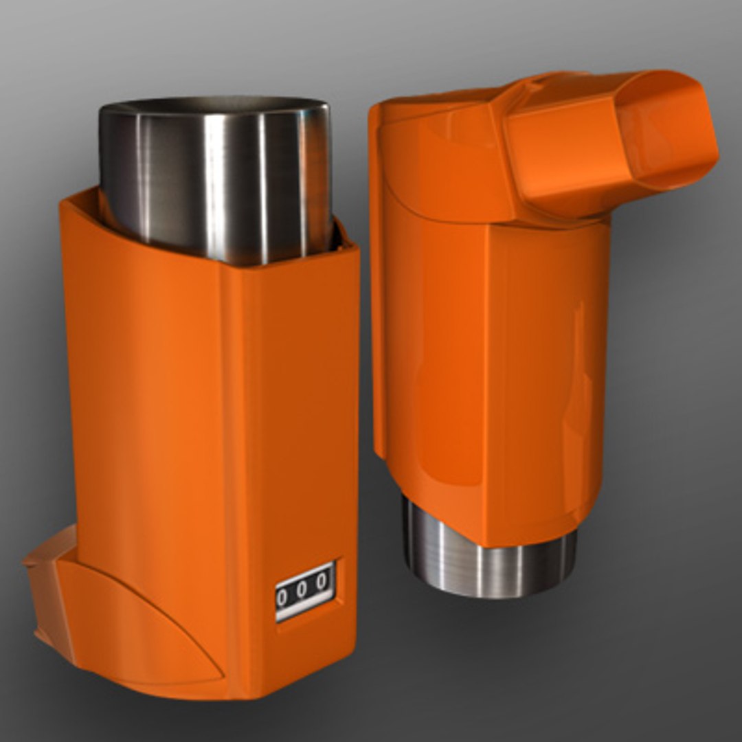 3D Asthma Inhaler - TurboSquid 549515