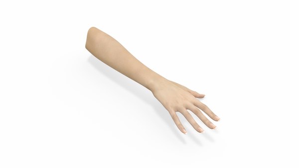 modelo 3d Pose de base de mano femenina caucásica - TurboSquid 2169043