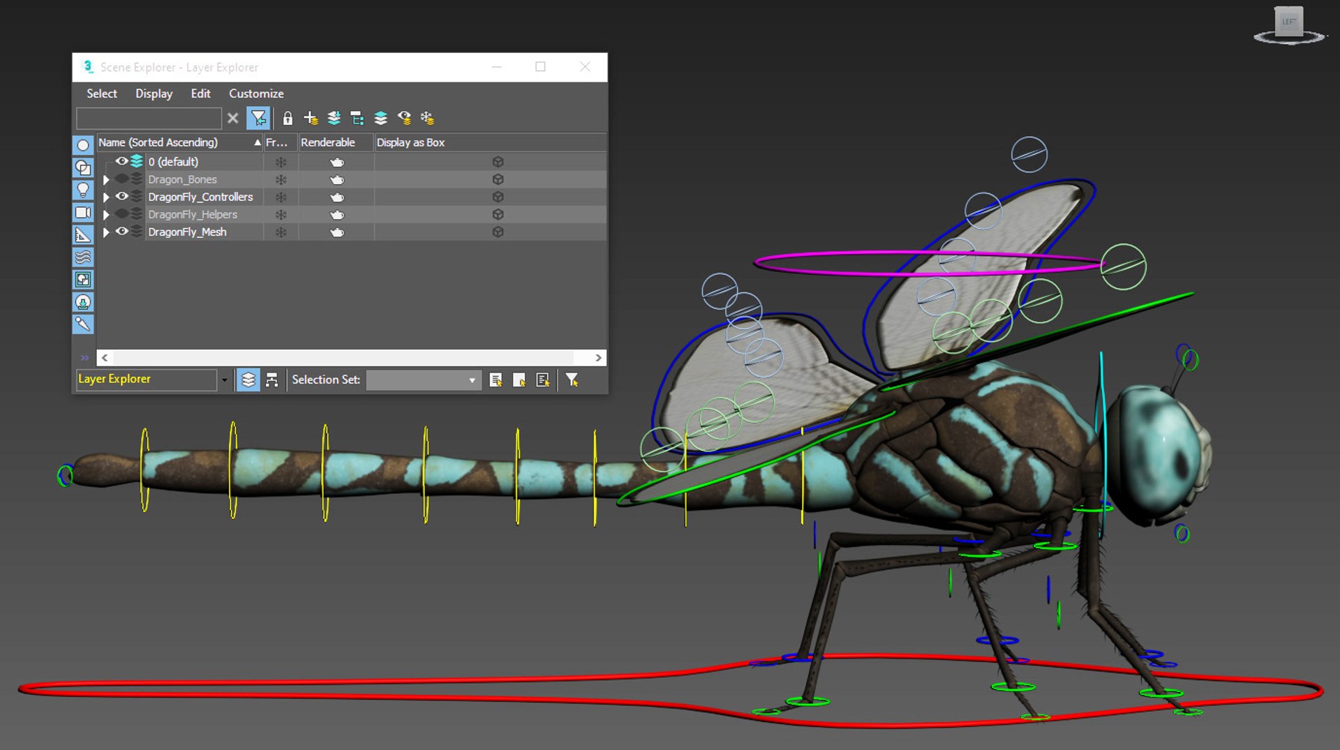 3D Dragonfly Rigged Animated 8K PBR Textures model - TurboSquid 2002495