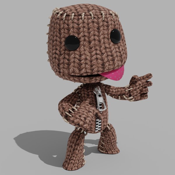 3D модель Sackboy Character Rigged - TurboSquid 2047291
