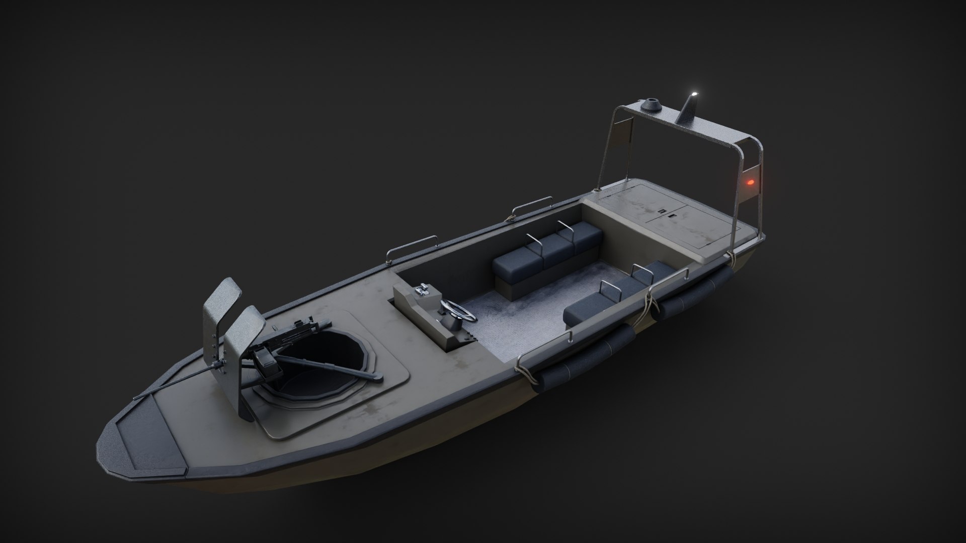 Marine Military Boat 3D Model - TurboSquid 2148359