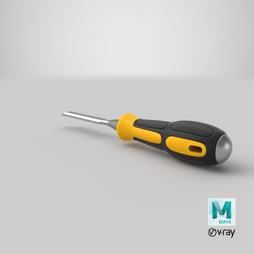 3D Wood Chisel - TurboSquid 1348102