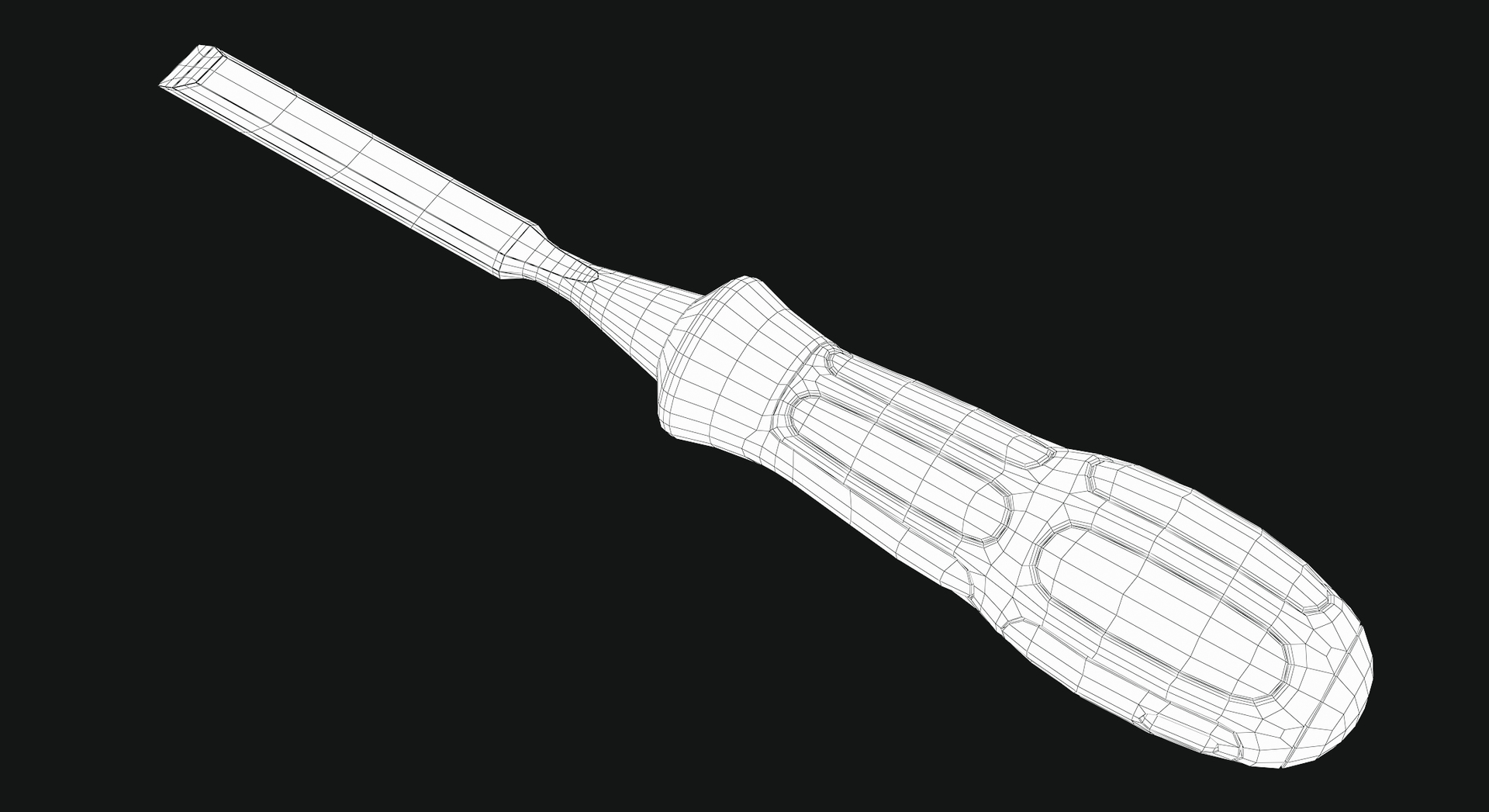 3D wood chisel - TurboSquid 1348102