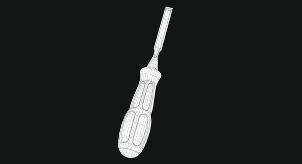 3D wood chisel - TurboSquid 1348102