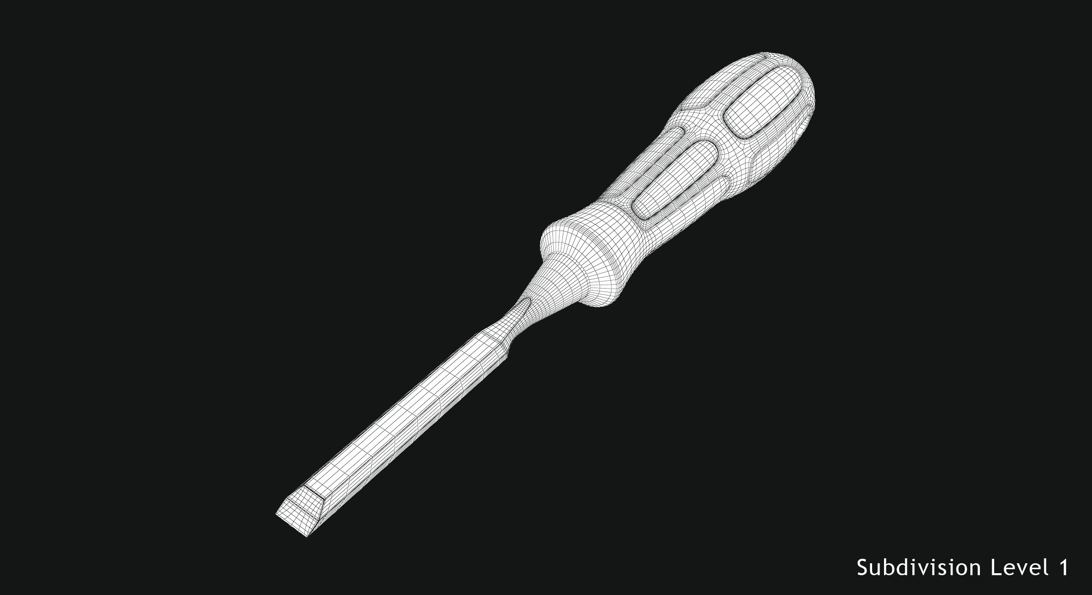 3D wood chisel - TurboSquid 1348102